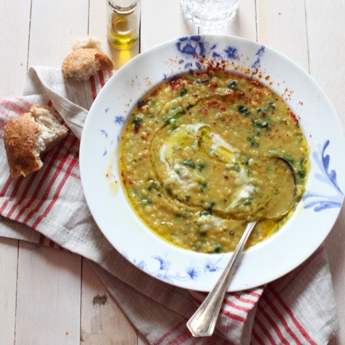 Lentil Kale Soup: Dal Sabzi - The Spice Spoon