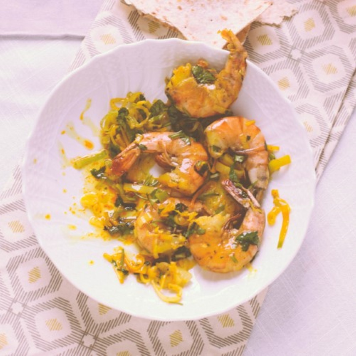 Persian Saffron Shrimp - The Spice Spoon