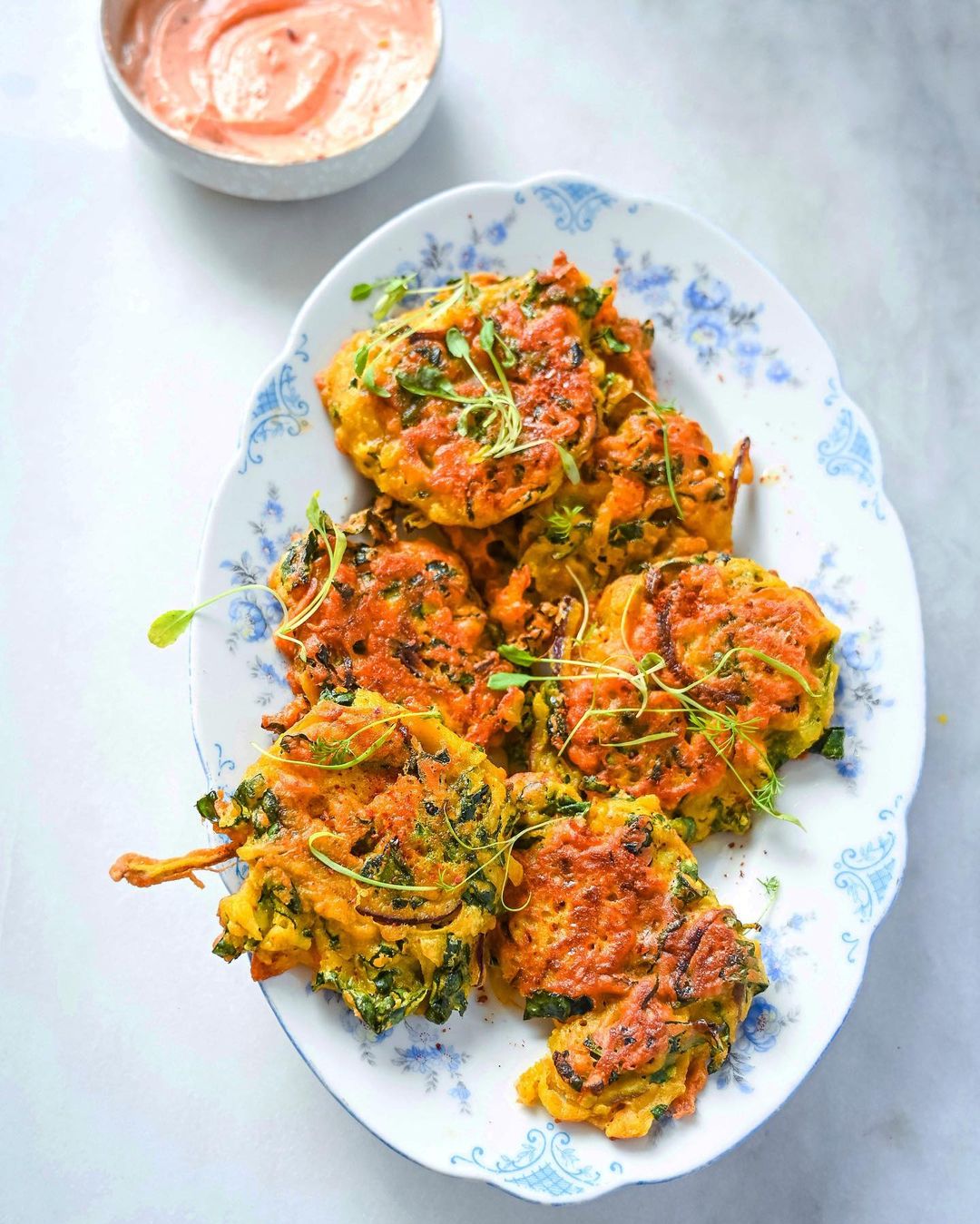 Kale Fritters (Pakora) - The Spice Spoon