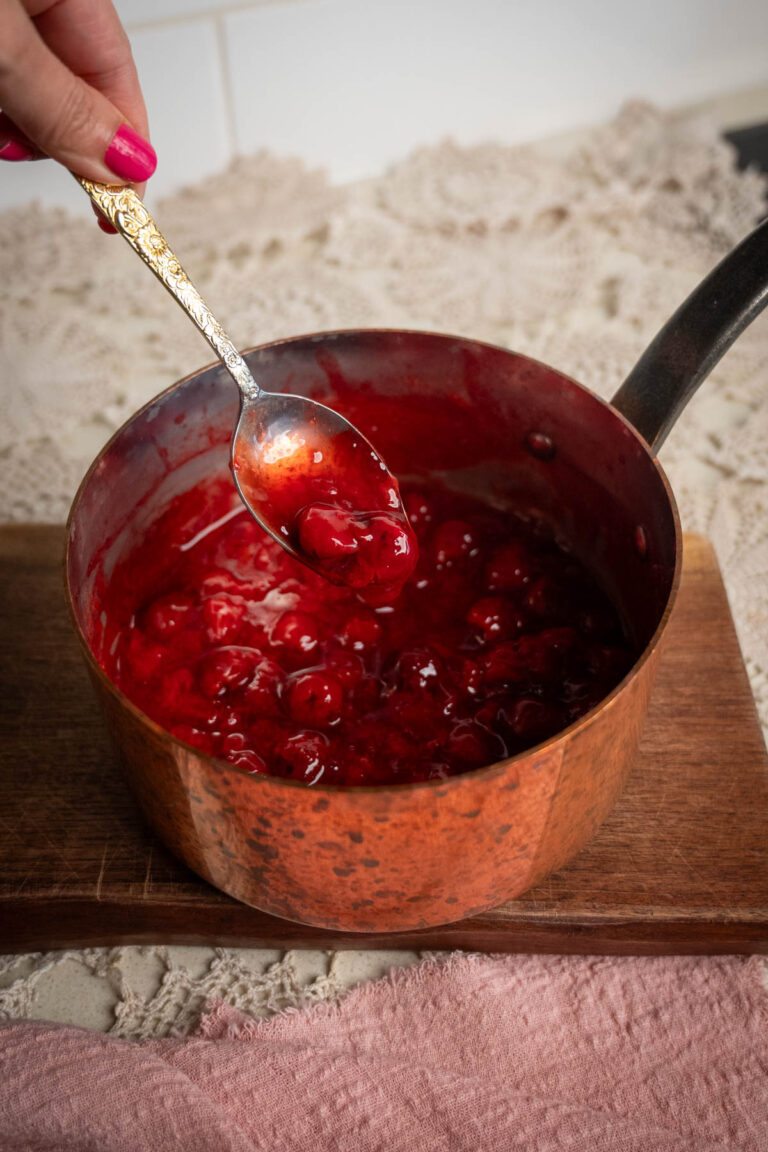 Easy Homemade Cherry Sauce - The Spice Spoon
